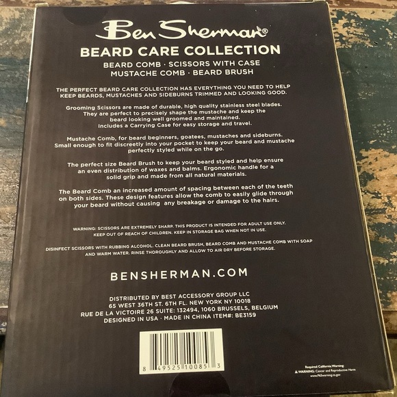 Ben Sherman | Grooming | Ben Sherman Beard Care Collection | Poshmark